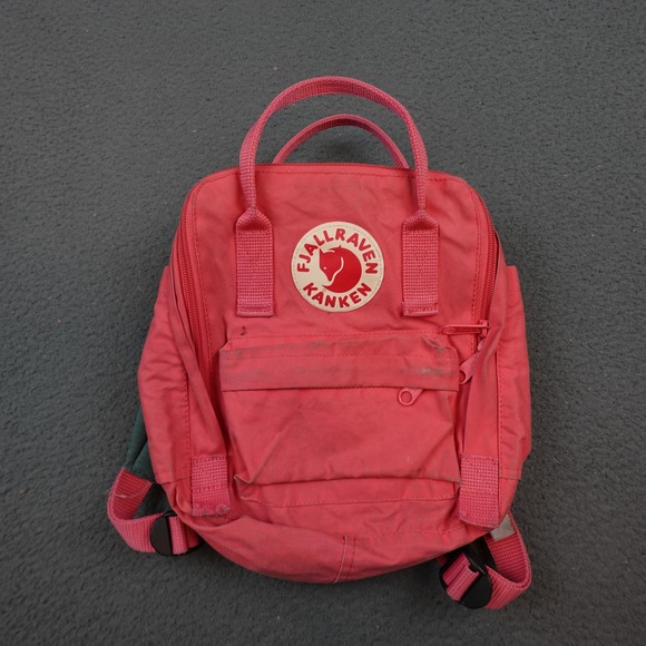 Bags | Fjallraven Kanken Mini Backpack Pink Green Two Tone Top Handle ...